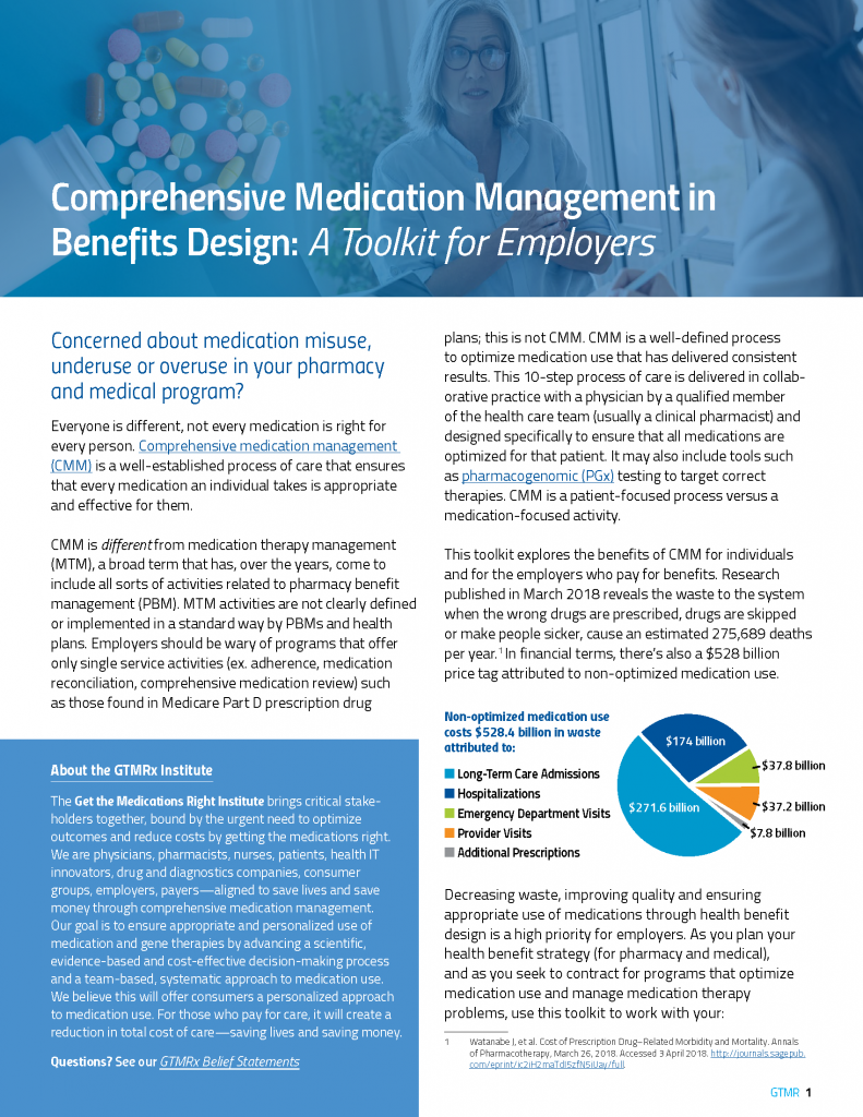 Employer Toolkit - Get The Medications Right