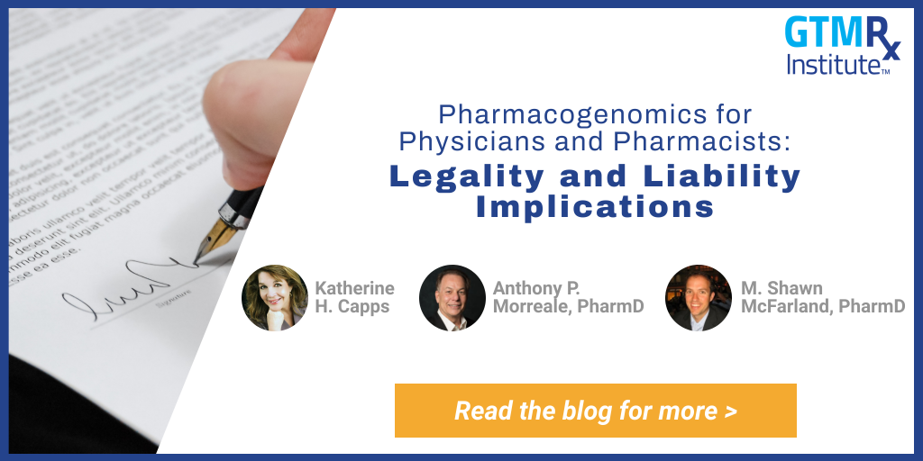 Blog | Pharmacogenomics for Physicians and Pharmacists: Legality and ...